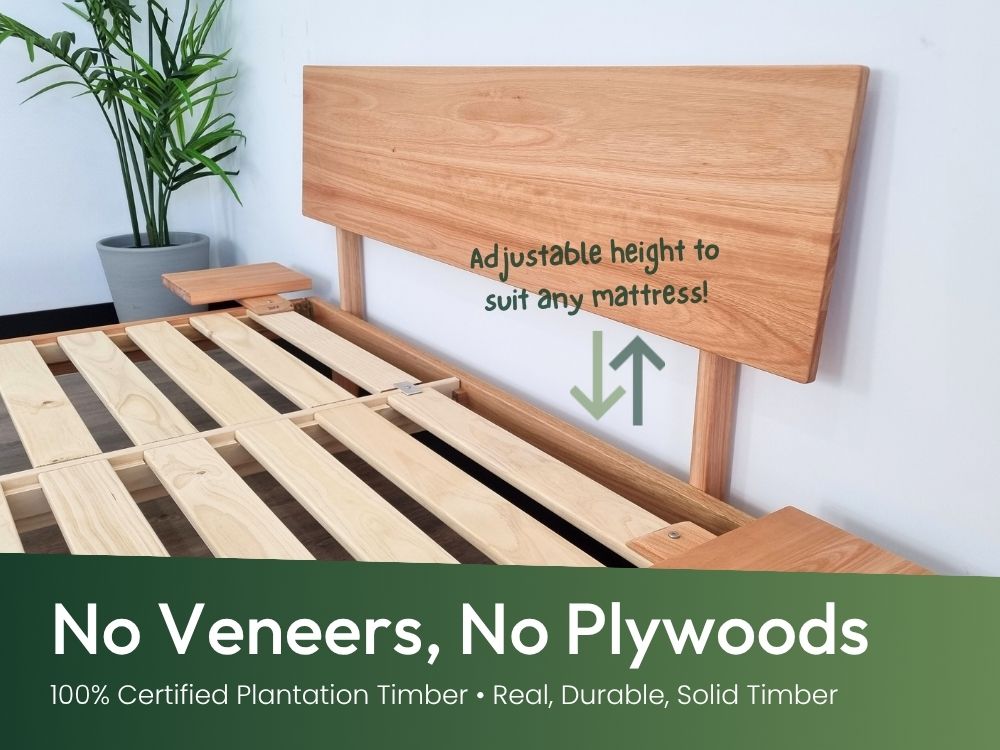 Floating Platform Timber Bed - Made In Australia | Quokka Beds