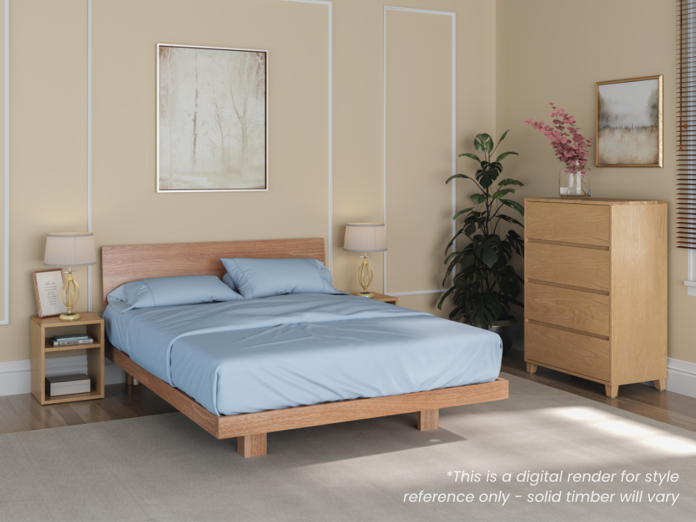 Floating Platform Timber Bed - Made In Australia | Quokka Beds